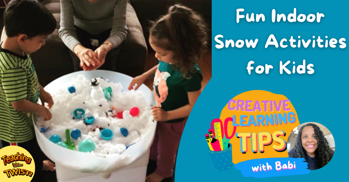 Fun Indoor Snow Activities for Kids - Teaching with a Twist
